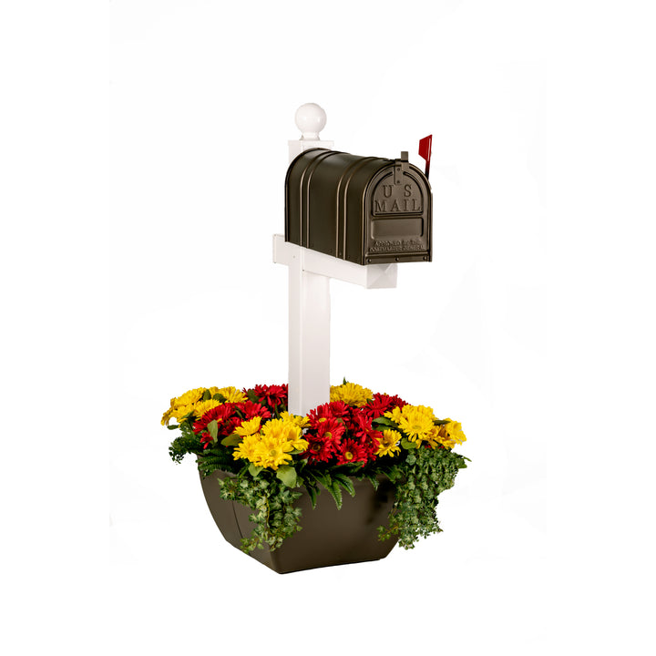 SnapPot® Flower Post Planter – Popular for Mailboxes – SnapPot Planters